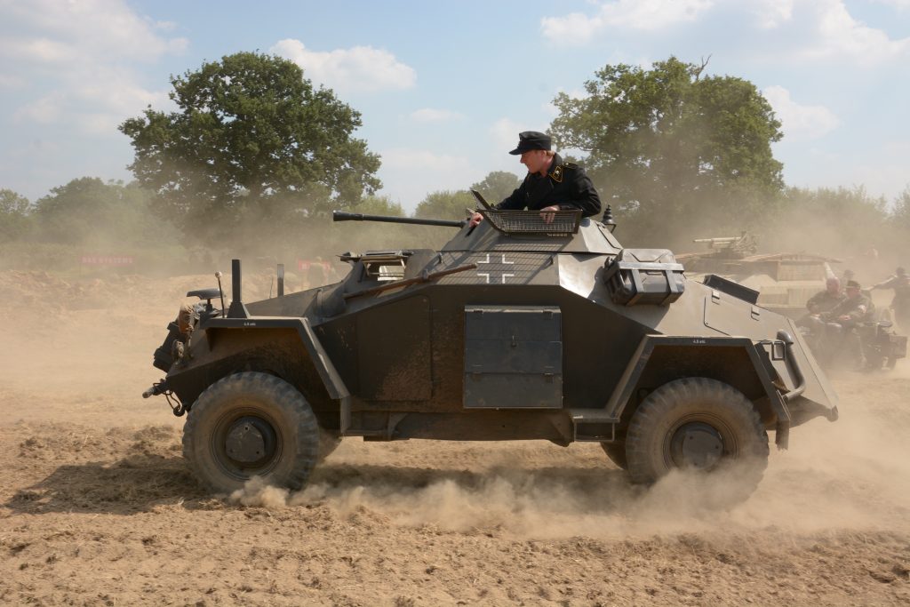 German SdKfz 222 Light Armoured Car- Number WH290759- Replica - WW2 ...